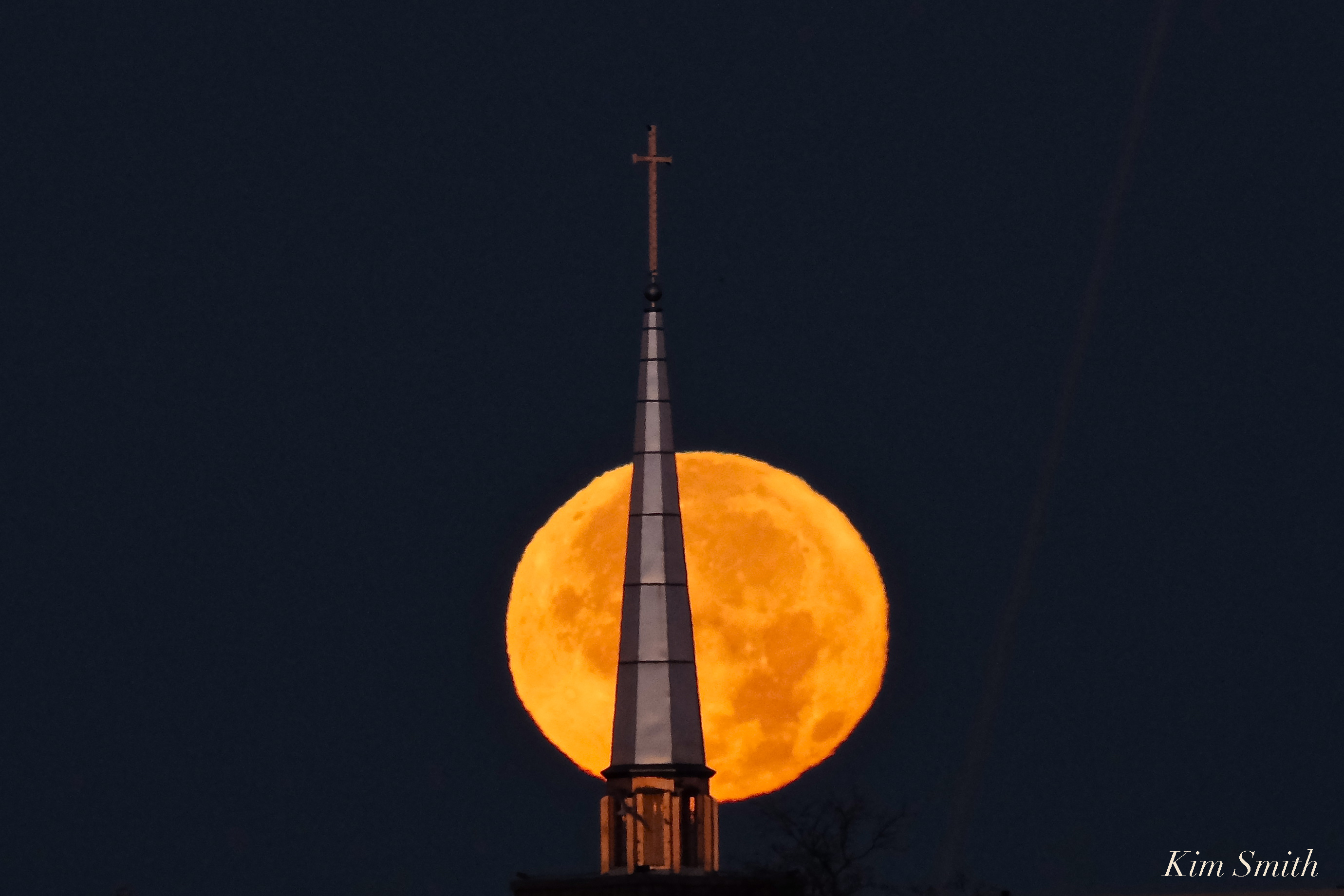 Full Moon Gloucester November St Ann Church Frost Moon Beaver Moon -2 ...